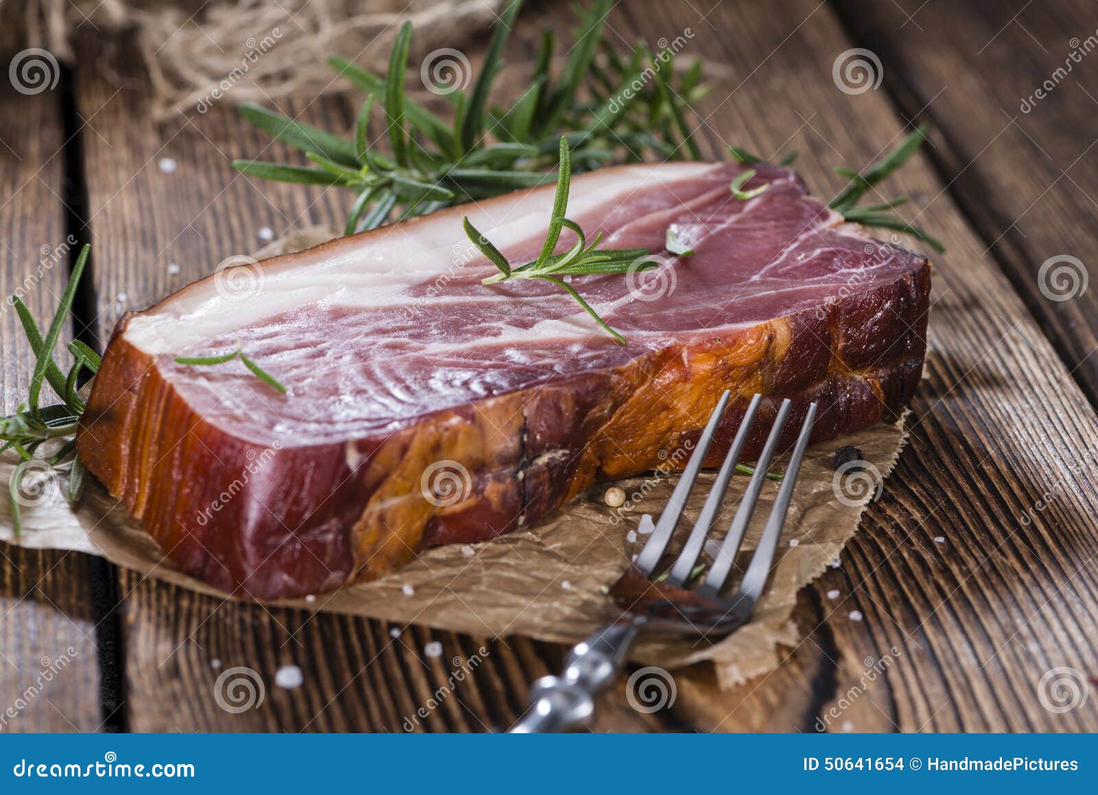 Sliced Smoked Ham stock photo. Image of healthy, scheiben - 50641654