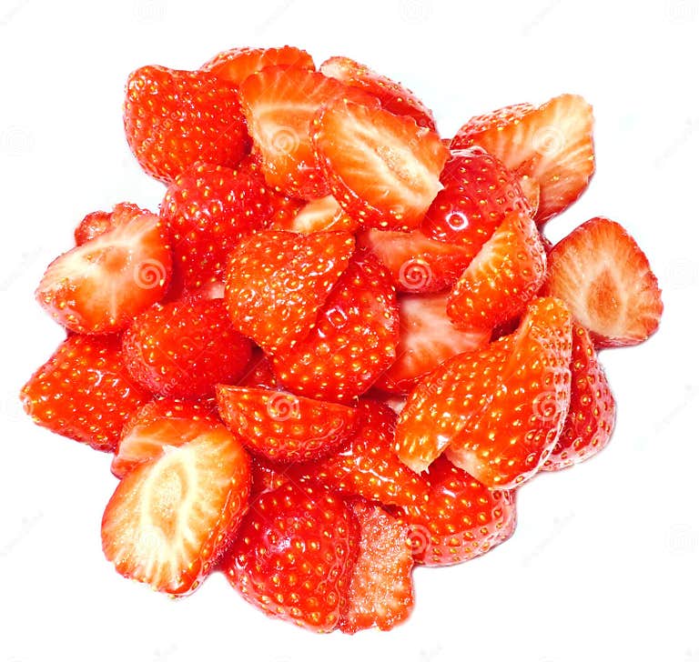 Sliced strawberry stock photo. Image of meal, detail - 14741440