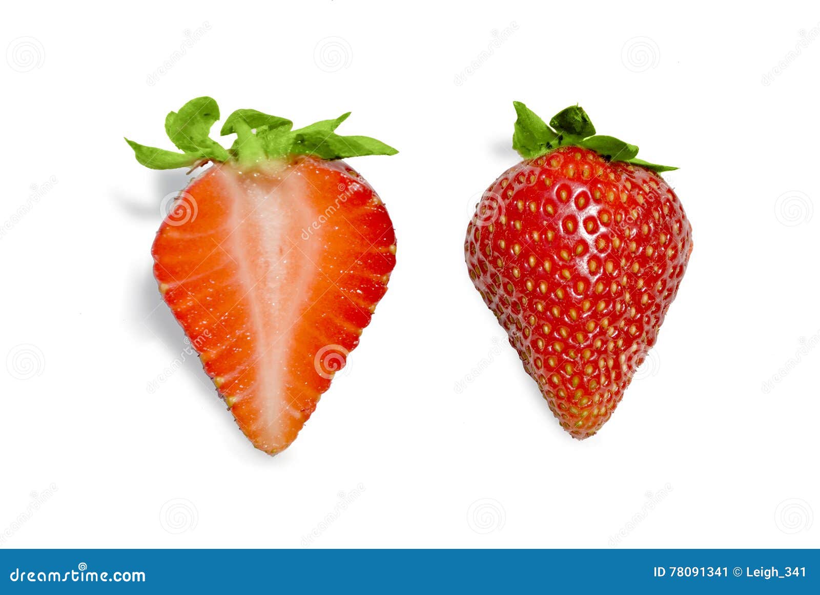 Sliced Strawberry stock image. Image of dessert, nutrition - 78091341