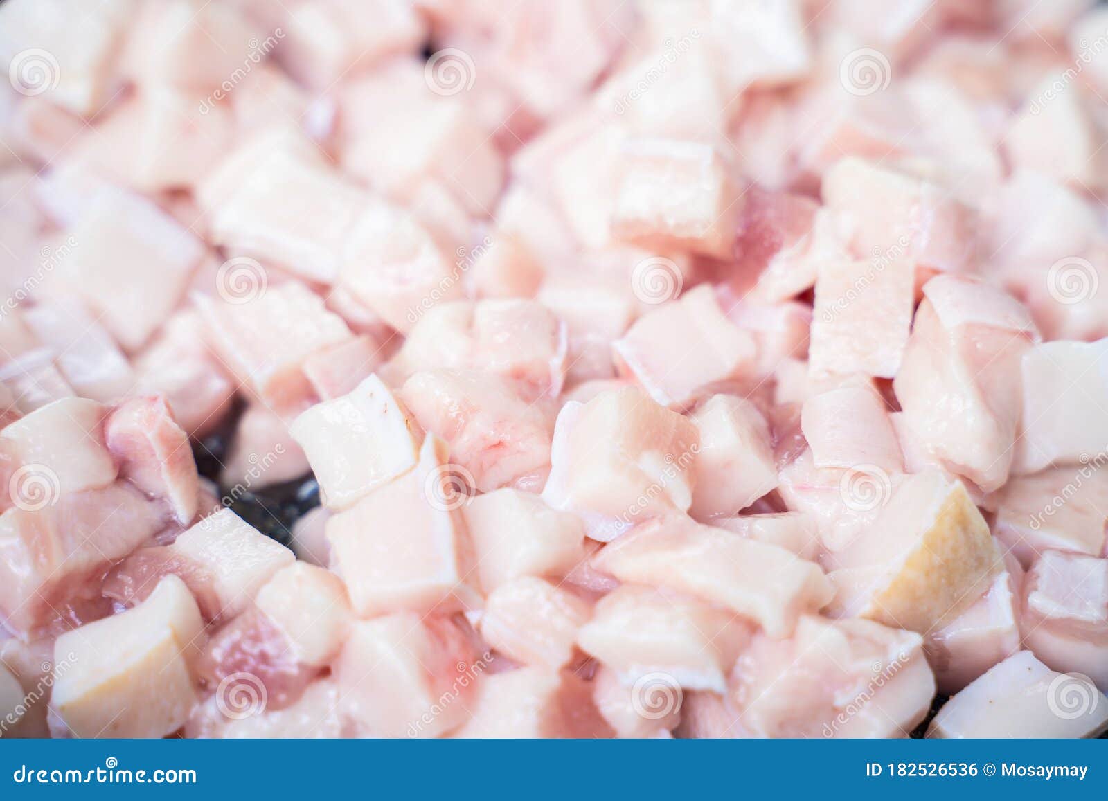 Sliced Streaky Pork for Cooking Pork Crackling Stock Photo - Image of ...