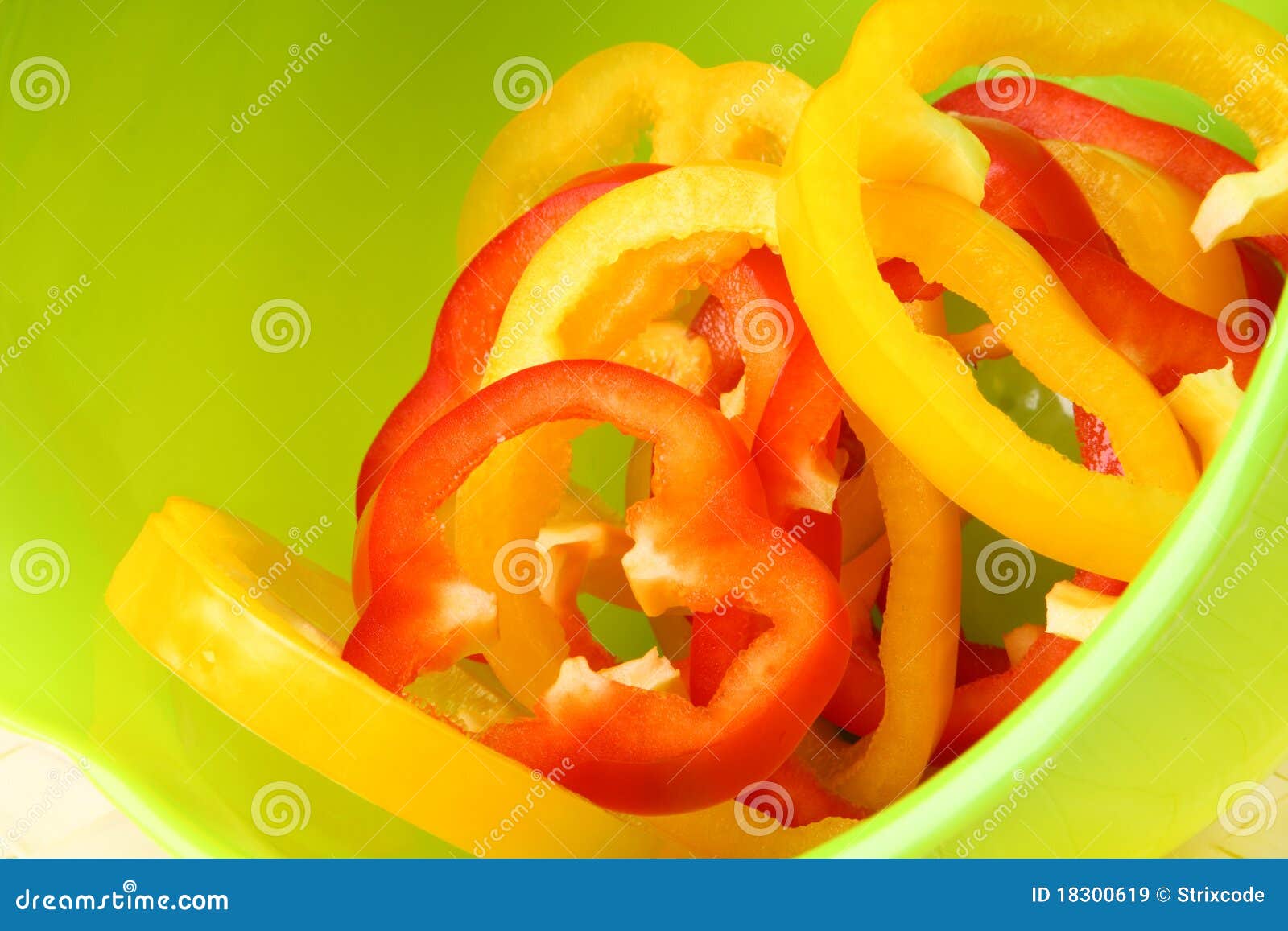 Sliced sweet peppers stock image. Image of fruit, cutting - 18300619