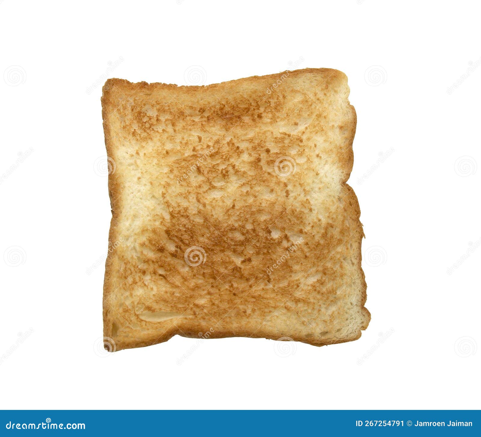 Sliced Toast Bread Slices Isolated on White Stock Image - Image of ...