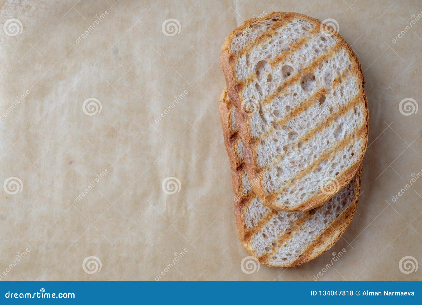 Sliced Toast Bread , Top View Stock Photo - Image of grain, closeup ...