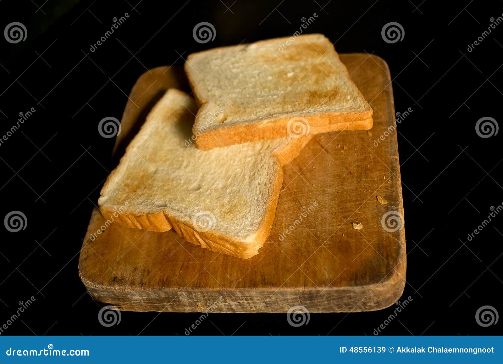 Sliced toast stock image. Image of cutting, black, homemade - 48556139