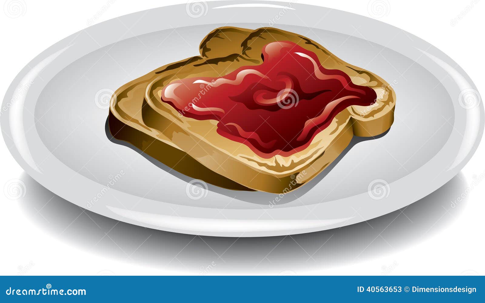 Sliced Toast Jelly Stock Illustrations – 60 Sliced Toast Jelly Stock ...