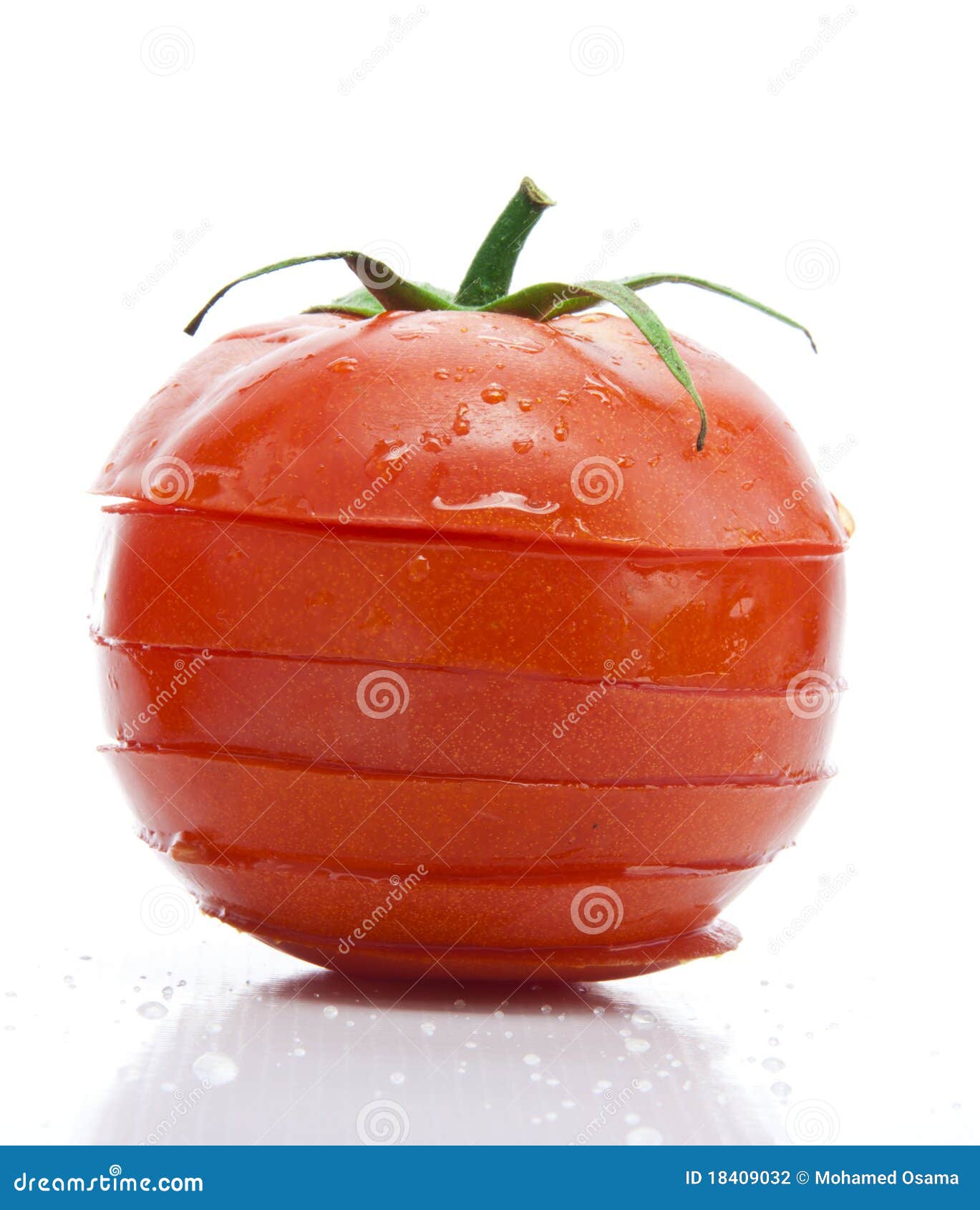 A Sliced Tomato stock photo. Image of agriculture, food - 18409032