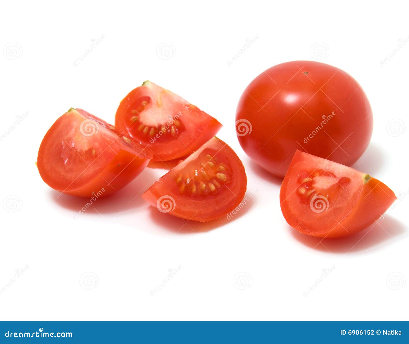 Sliced Tomato Isolated on White Stock Photo - Image of plant, closeup ...