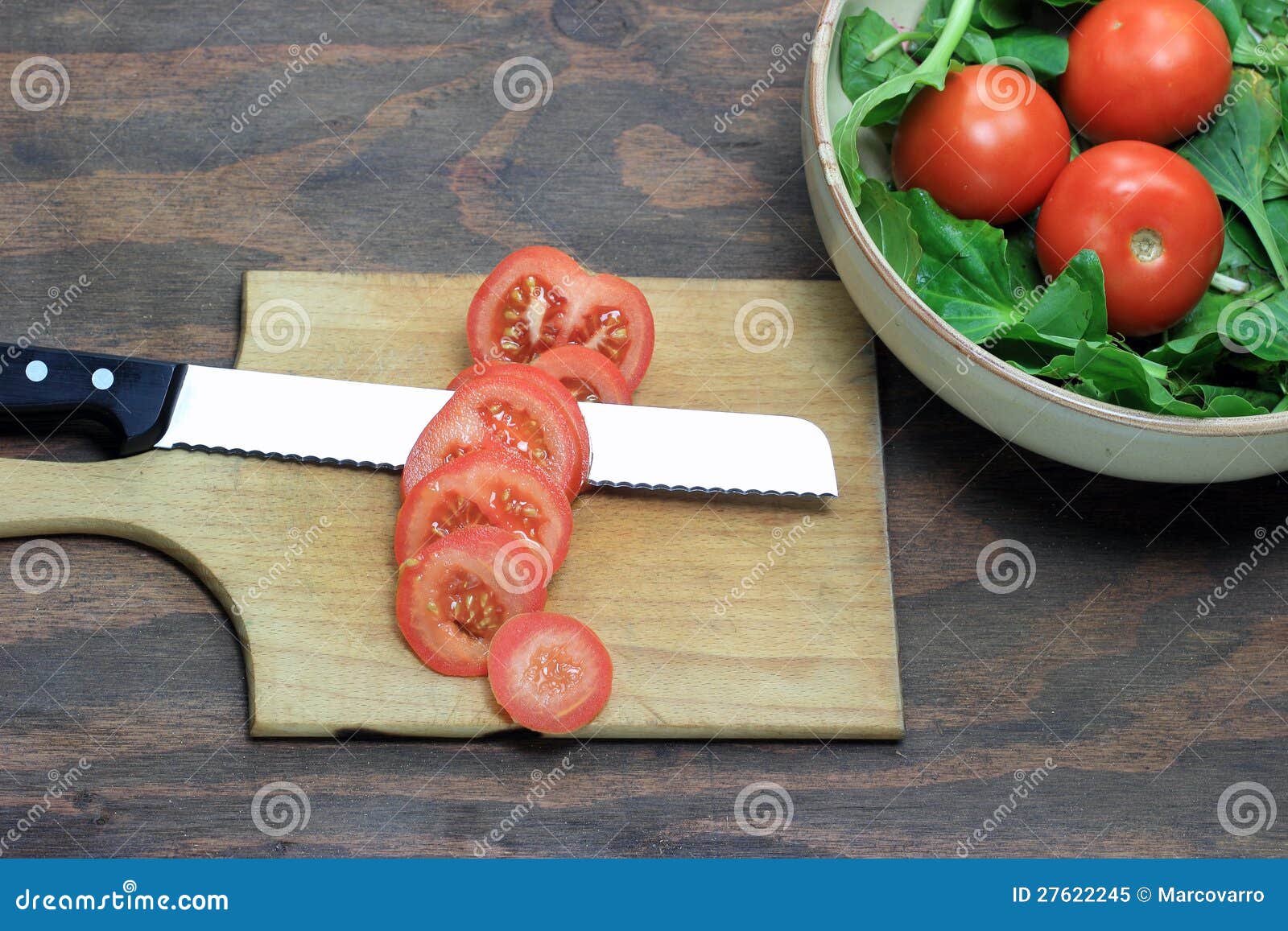 Sliced tomatoes stock image. Image of slicing, salad - 27622245