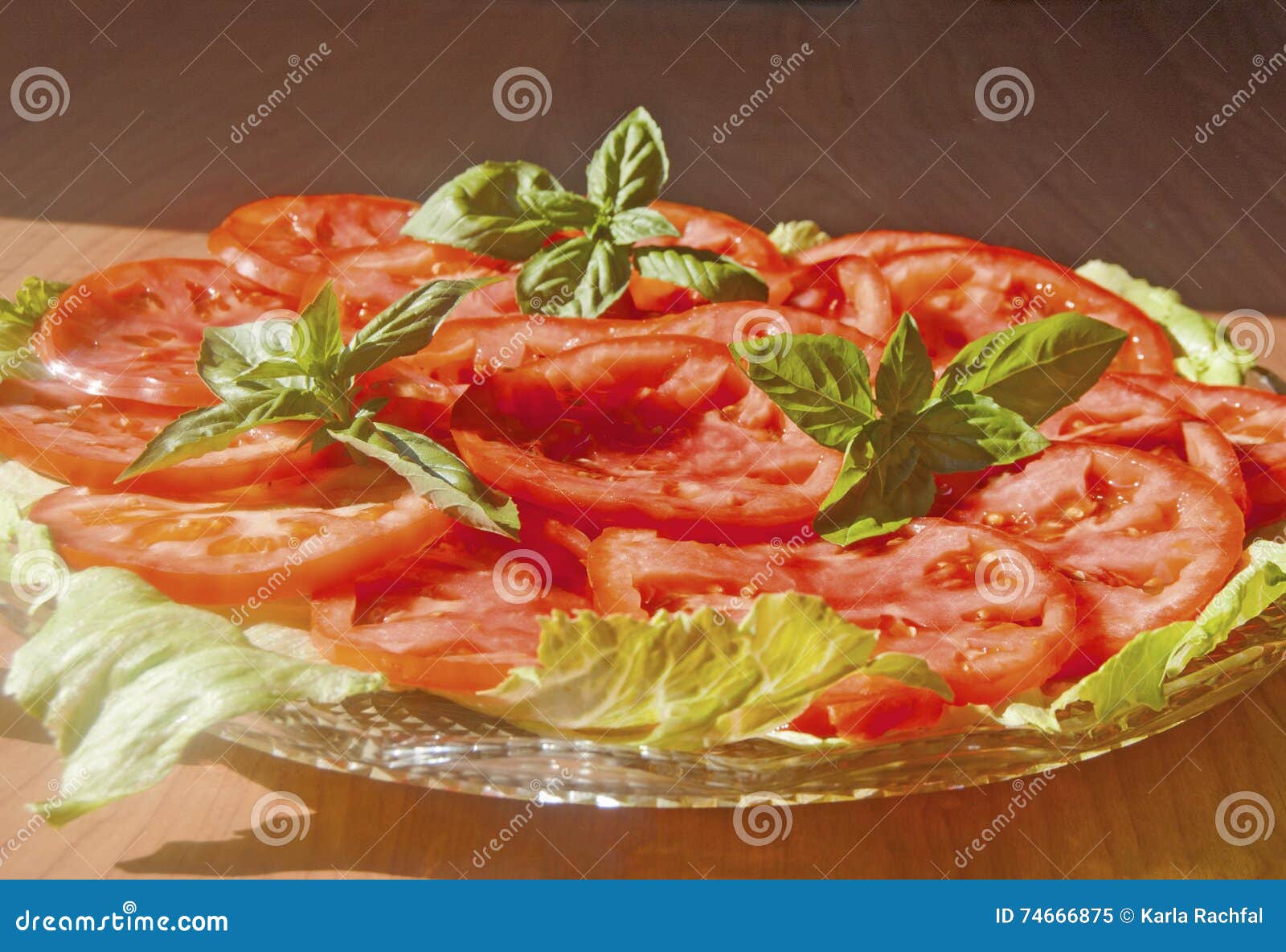 Sliced Tomatoes stock image. Image of garden, organic - 74666875