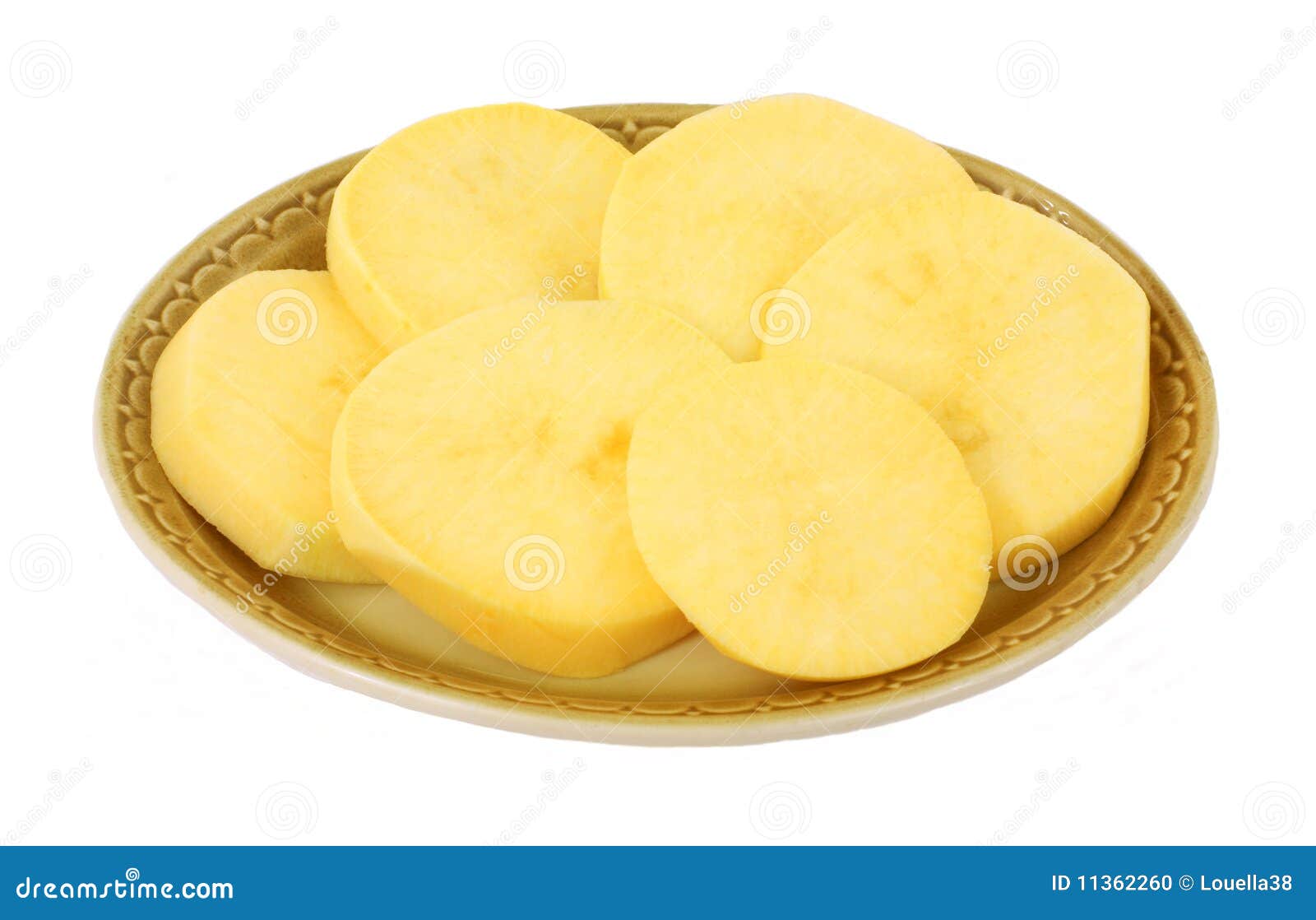 Sliced Turnip ceramic dish stock photo. Image of ceramic - 11362260