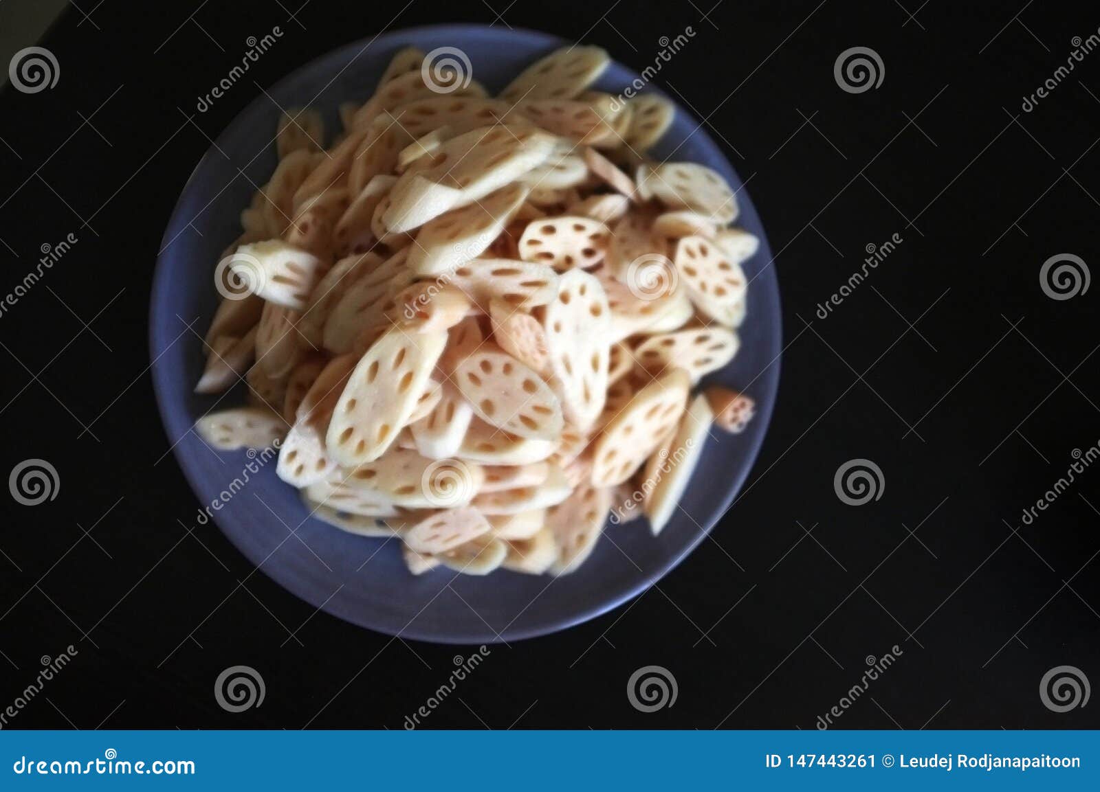 Sliced Vegetable, Lotus Root Stock Image - Image of prepared, cross ...