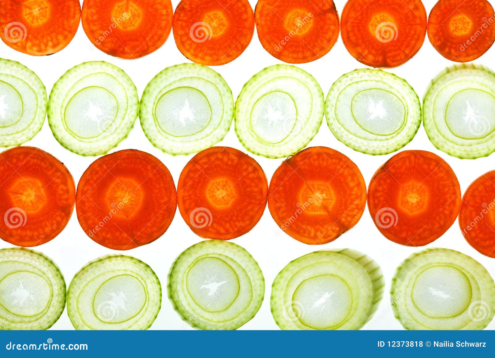 Sliced Vegetables stock photo. Image of allium, green - 12373818