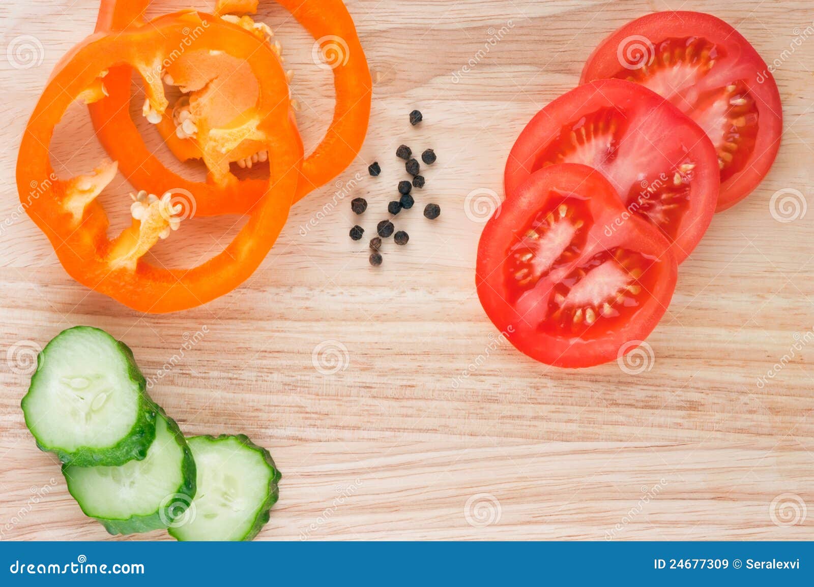 Sliced vegetables stock image. Image of cooking, vegetable - 24677309
