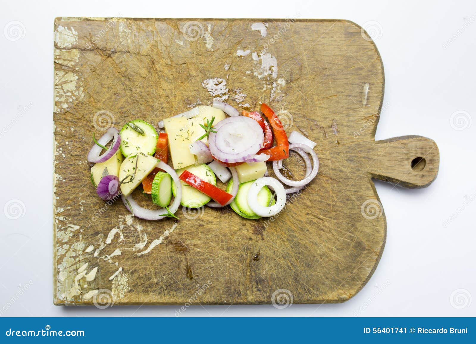 Sliced Vegetables on Chopping Board Stock Image - Image of gastronomy ...