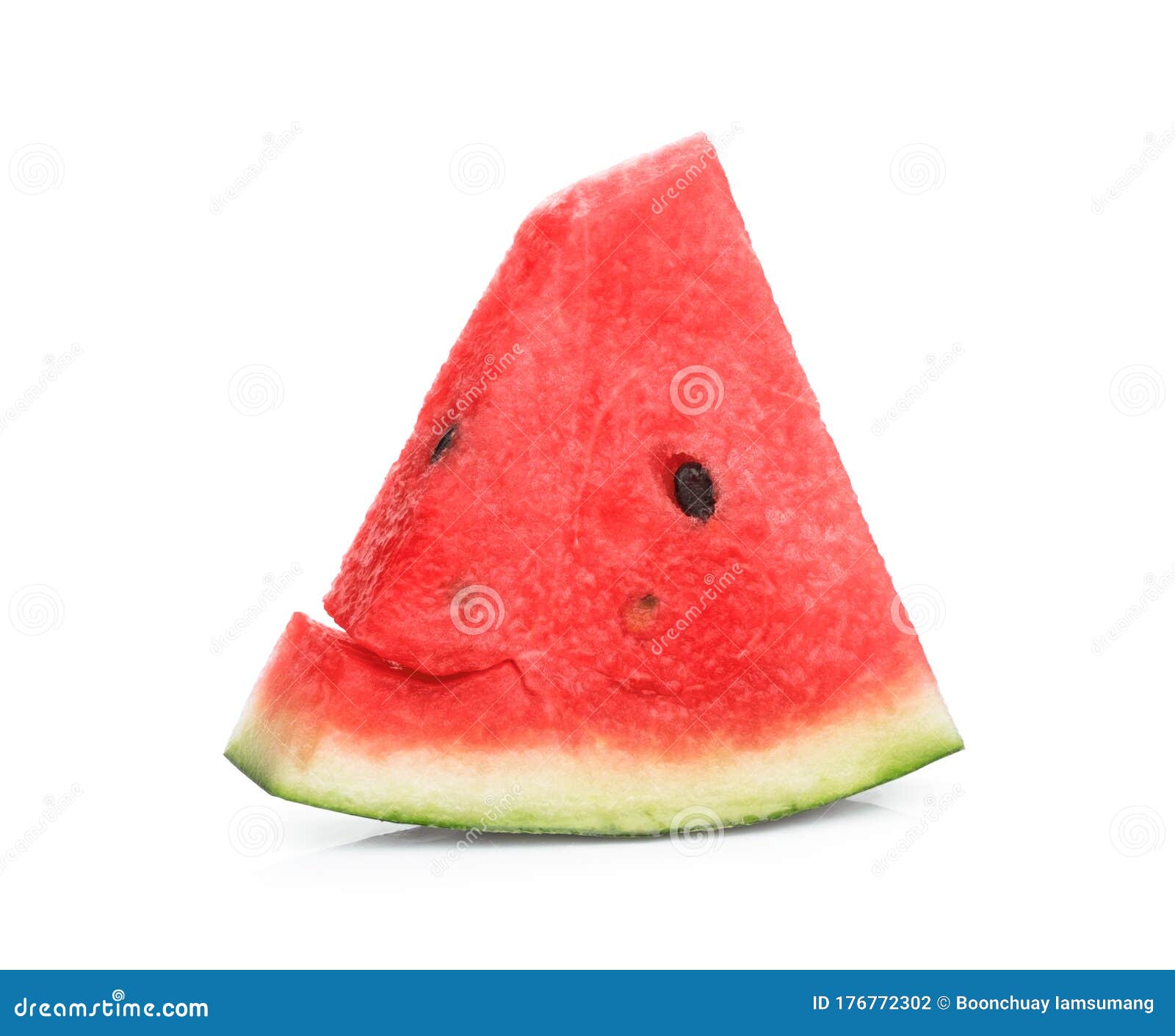 Sliced Watermelon Isolated on White Stock Photo - Image of healthy ...