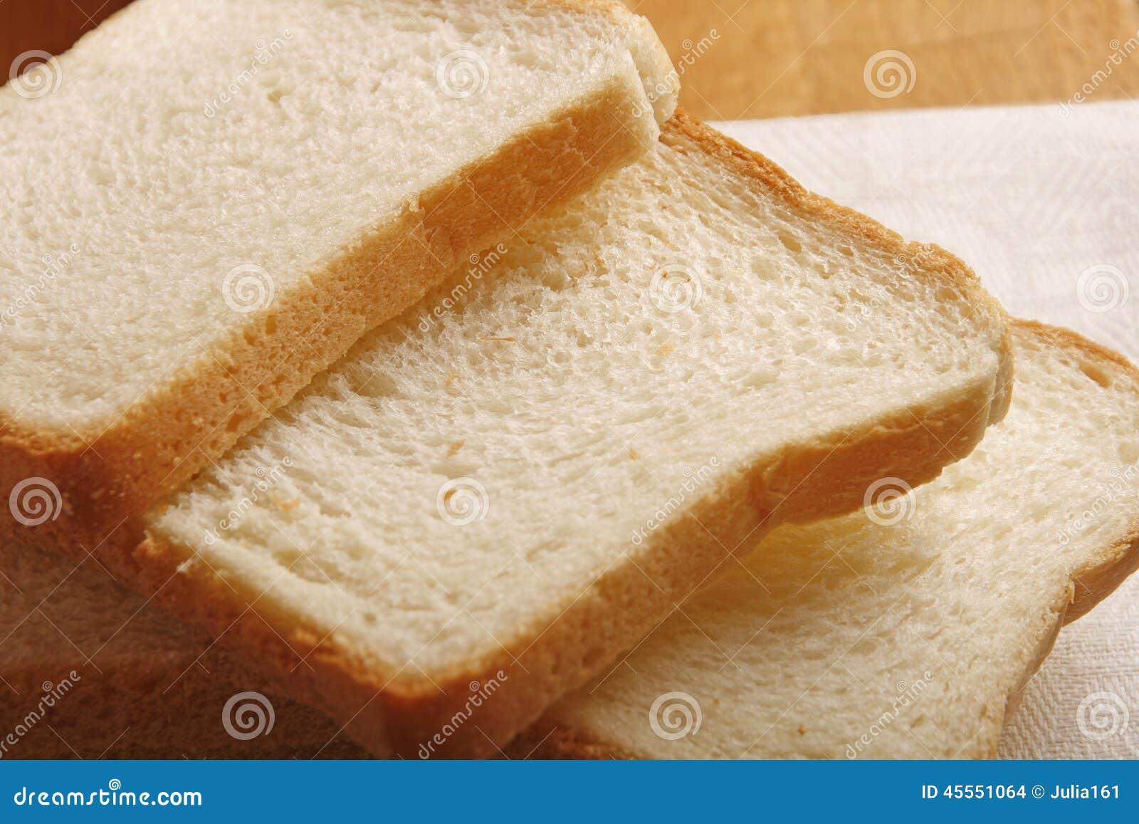 Sliced white bread stock photo. Image of slices, cotton - 45551064