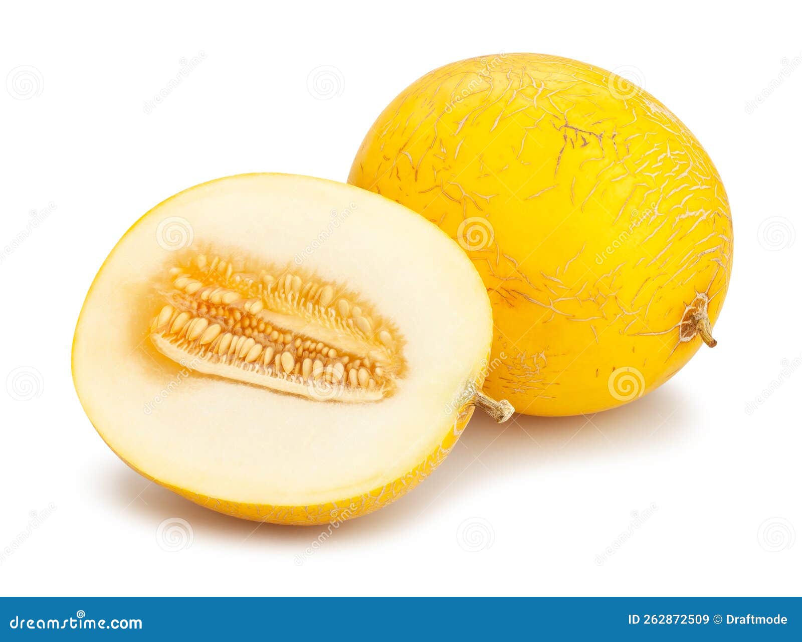 Sliced yellow melon stock image. Image of melon, path - 262872509