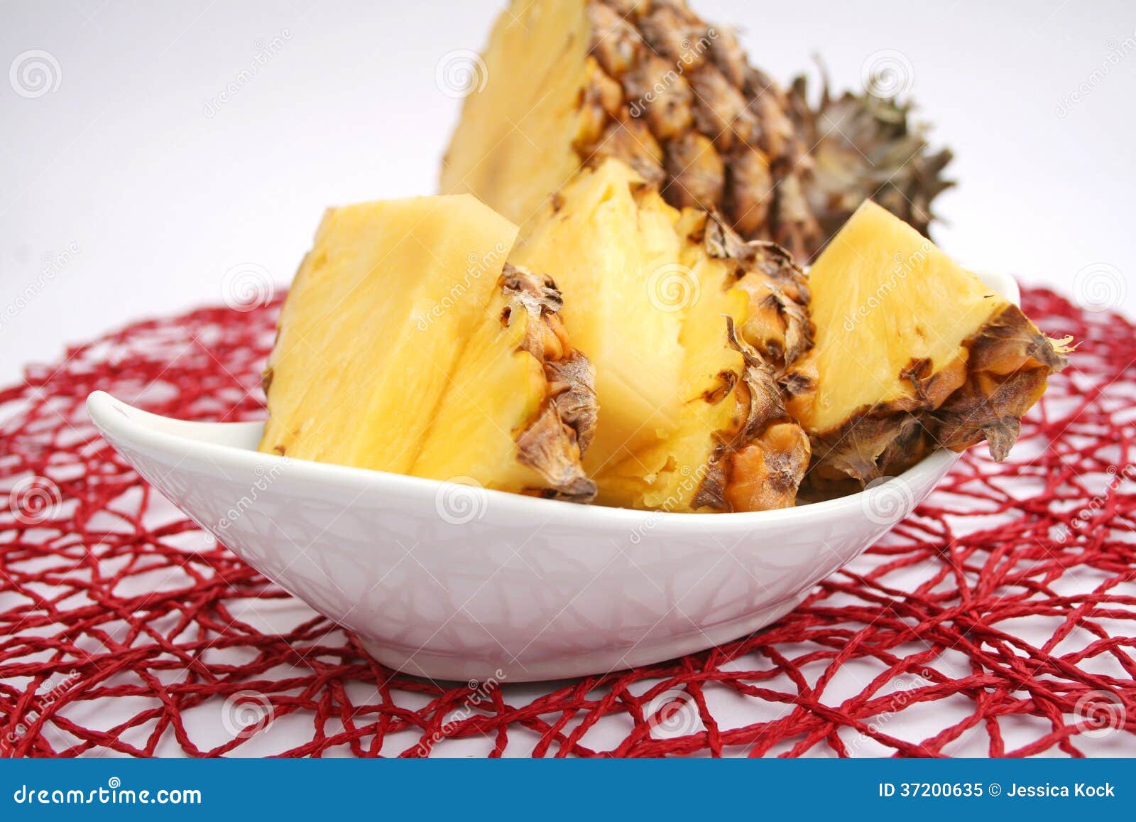 Slices of ananas stock image. Image of fresh, healthy - 37200635