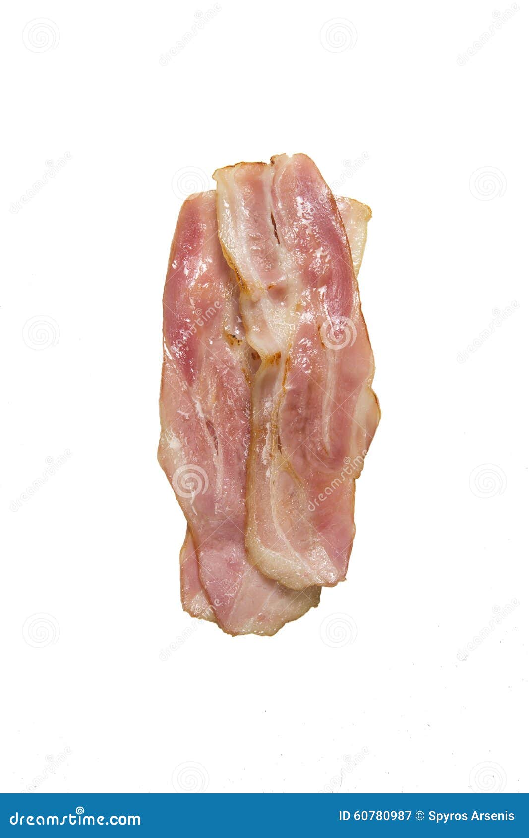 Slices of bacon stock image. Image of closeup, fattening - 60780987