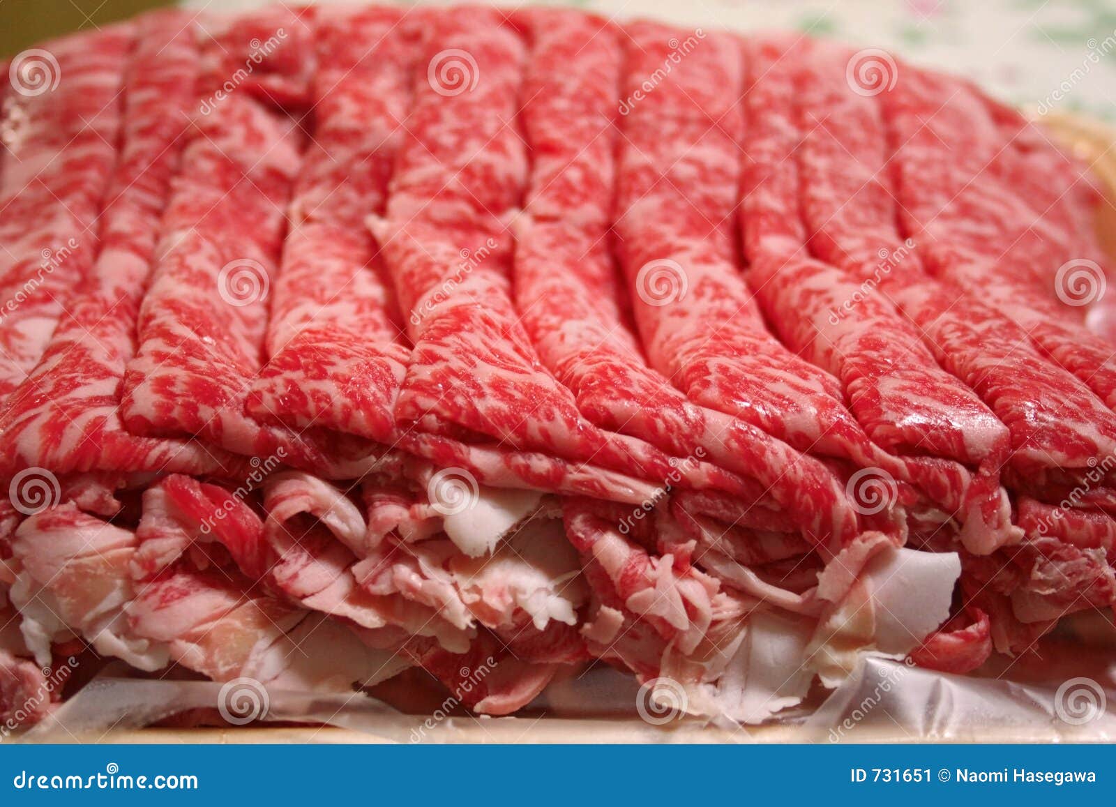 Slices of Beef stock image. Image of sirloin, fresh, steak - 731651