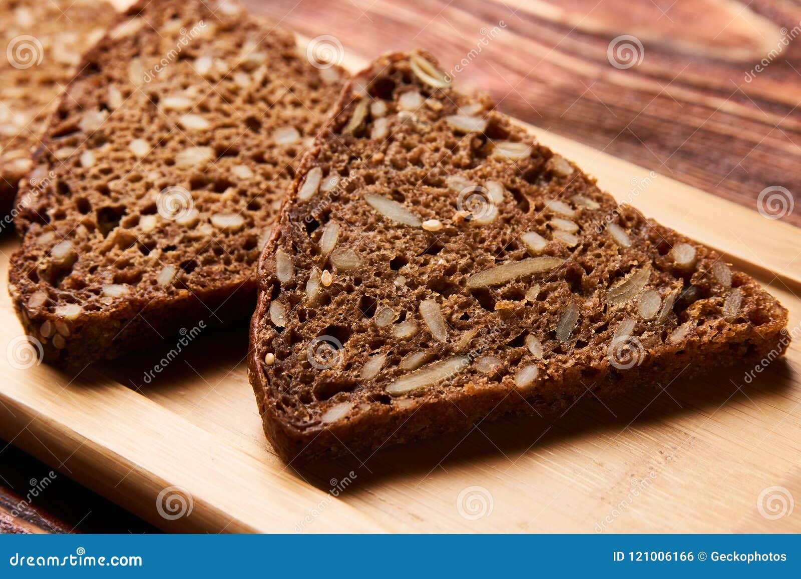 Slices of black rye bread stock photo. Image of black - 121006166