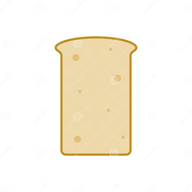 Slices of Bread Flat Design Vector Illustration Stock Vector - Illustration of design, delicious ...
