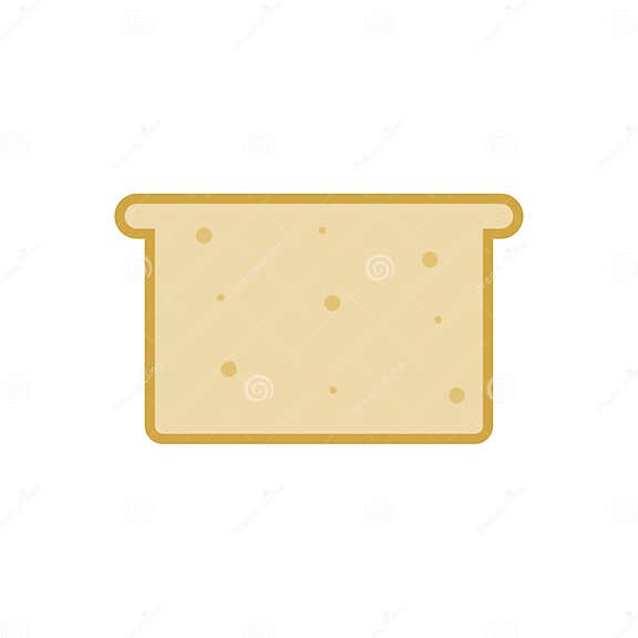 Slices of Bread Flat Design Vector Illustration Stock Vector ...