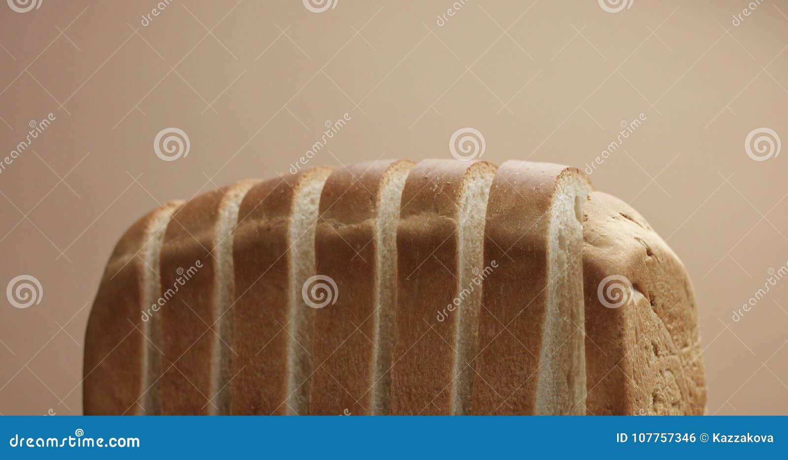 Slices of Bread Showing the Bread Texture Stock Photo - Image of crusty ...