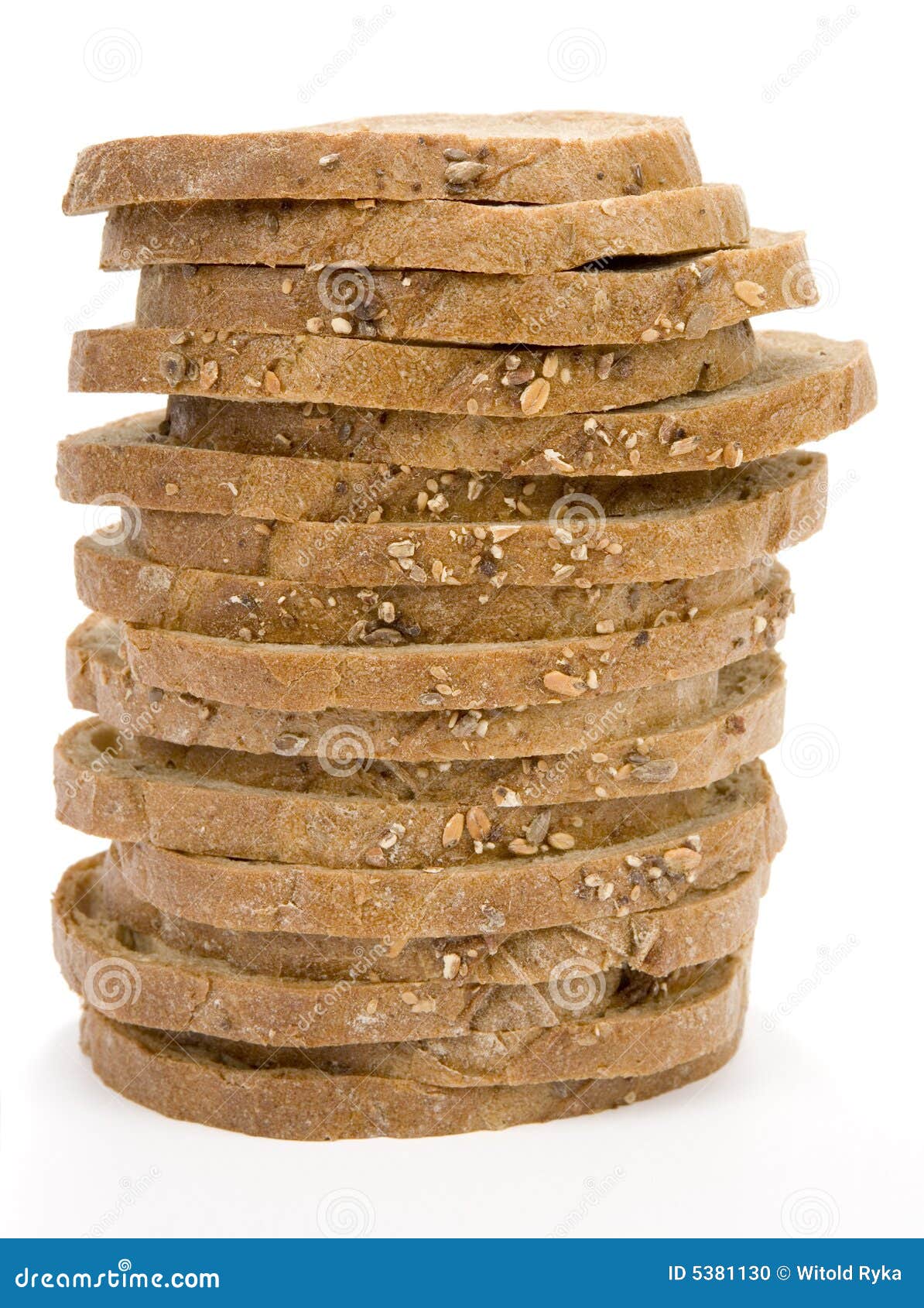 Slices Of Bread Stack Stock Photo - Image: 5381130