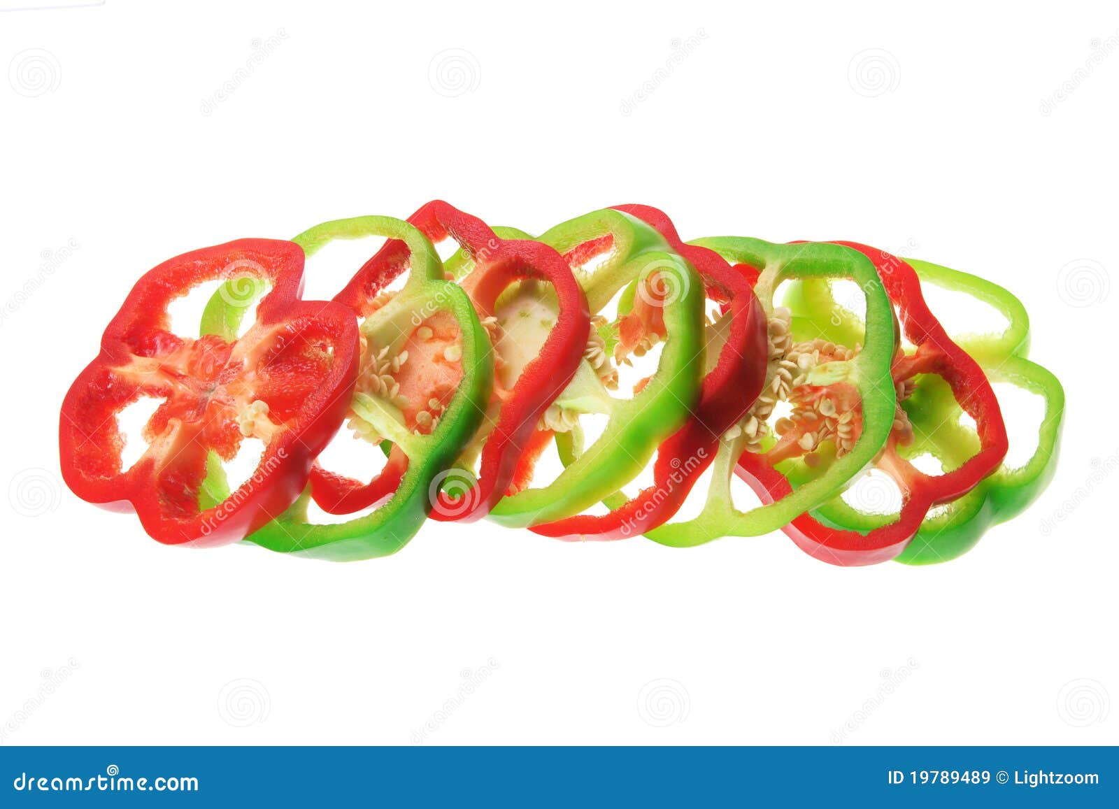 Slices of Capsicums stock image. Image of fiber, natural - 19789489
