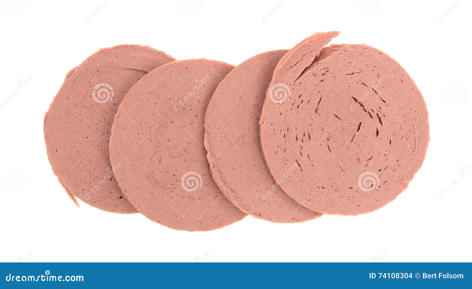 Slices of chicken bologna stock photo. Image of cooked - 74108304