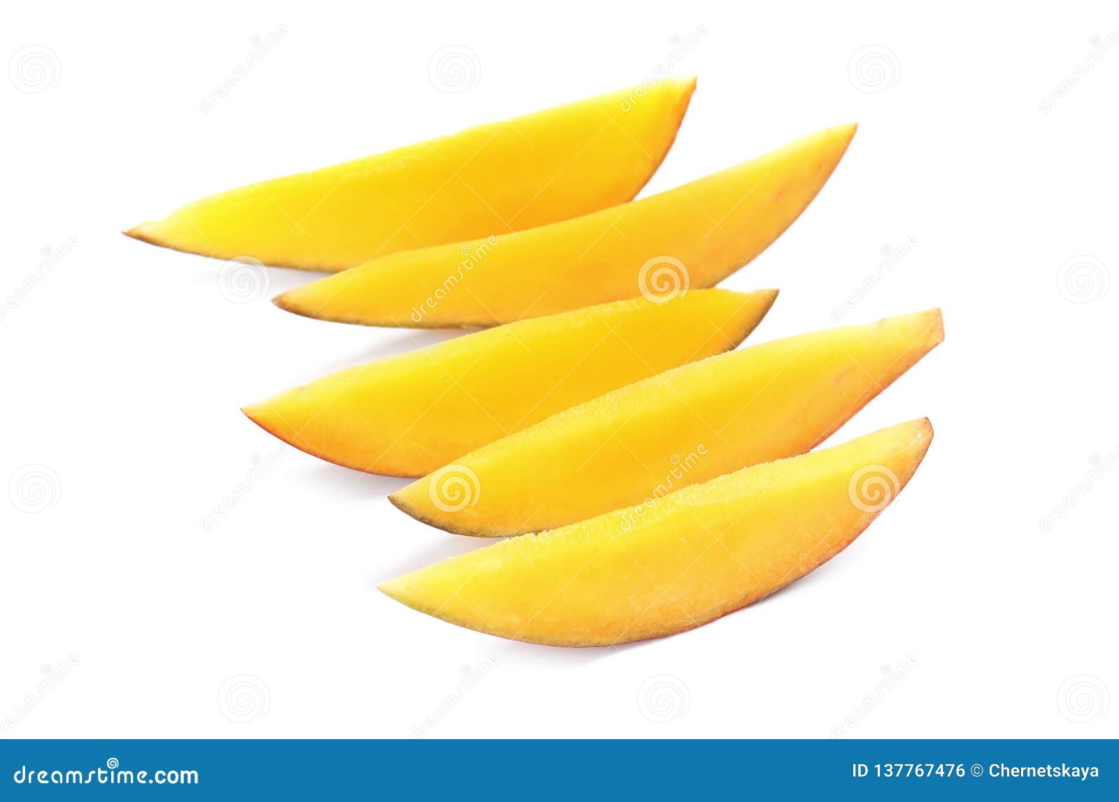 Slices of Delicious Ripe Mango Stock Photo - Image of slice, ingredient ...