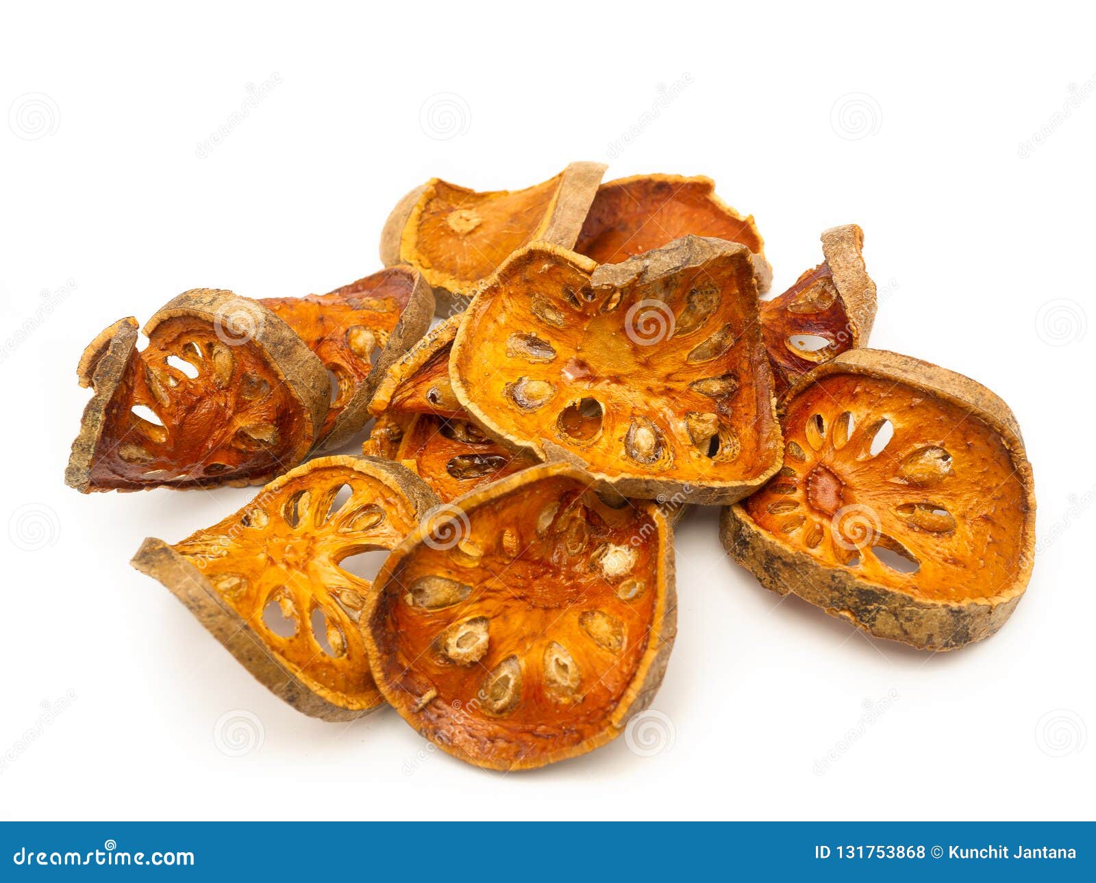 Slices of Dried Bael Fruit. Stock Photo - Image of health, fruit: 131753868