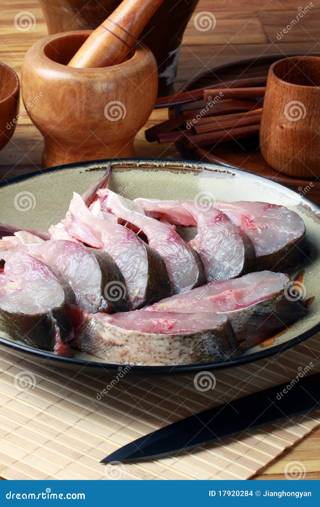 SLICES of FISH stock photo. Image of delight, kitchen - 17920284