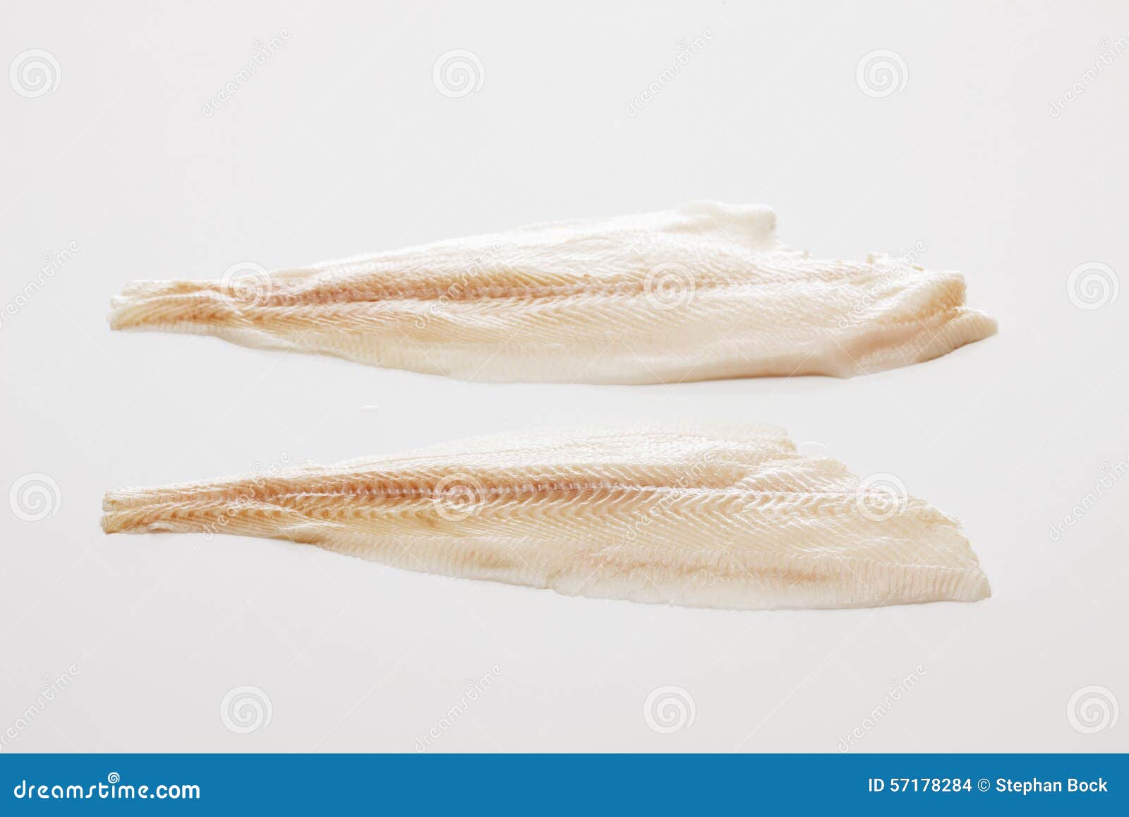 Slices of Fresh Halibut Fish File Stock Photo - Image of white, slices ...