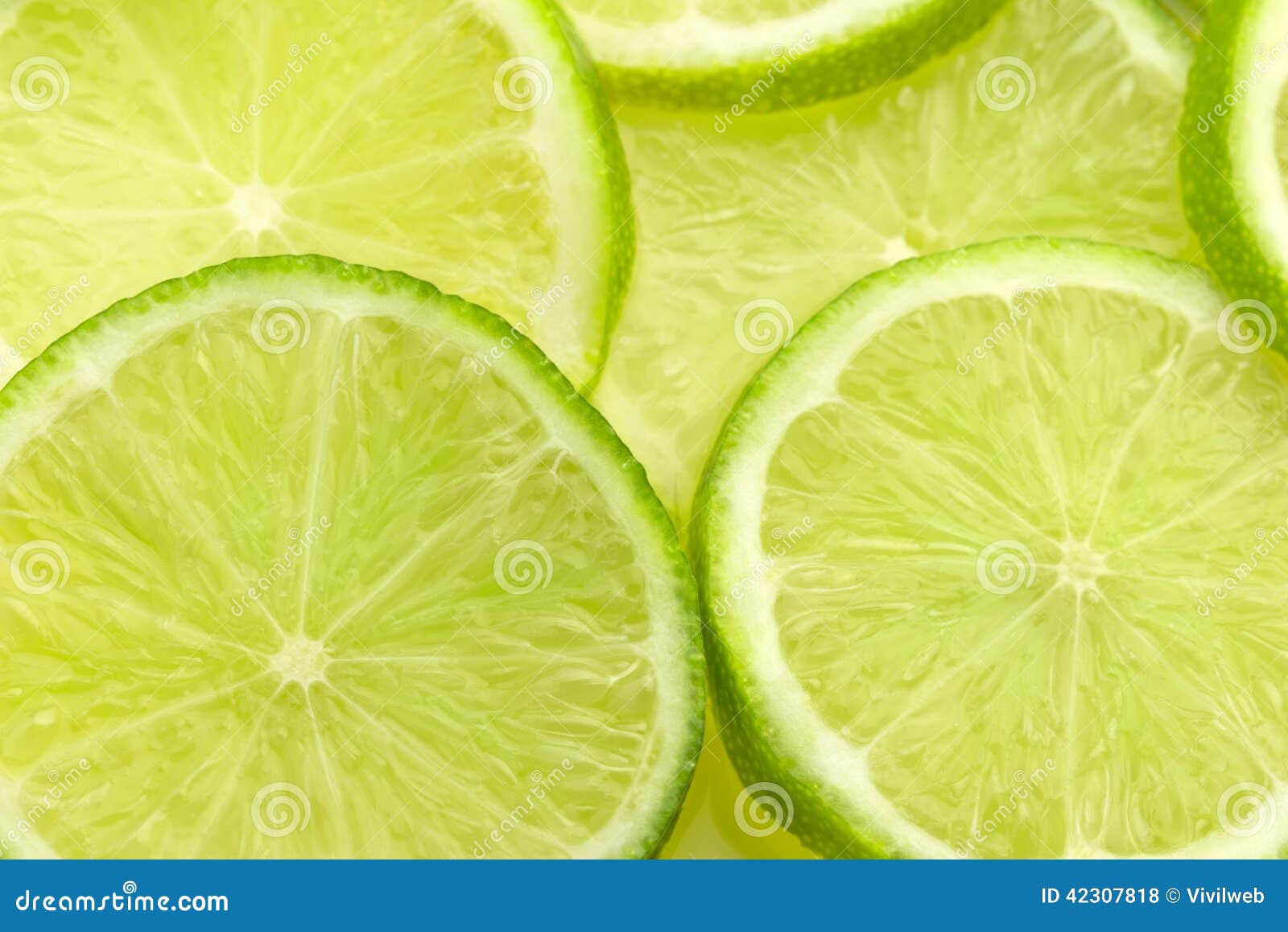 Slices of fresh lime stock photo. Image of color, circle - 42307818