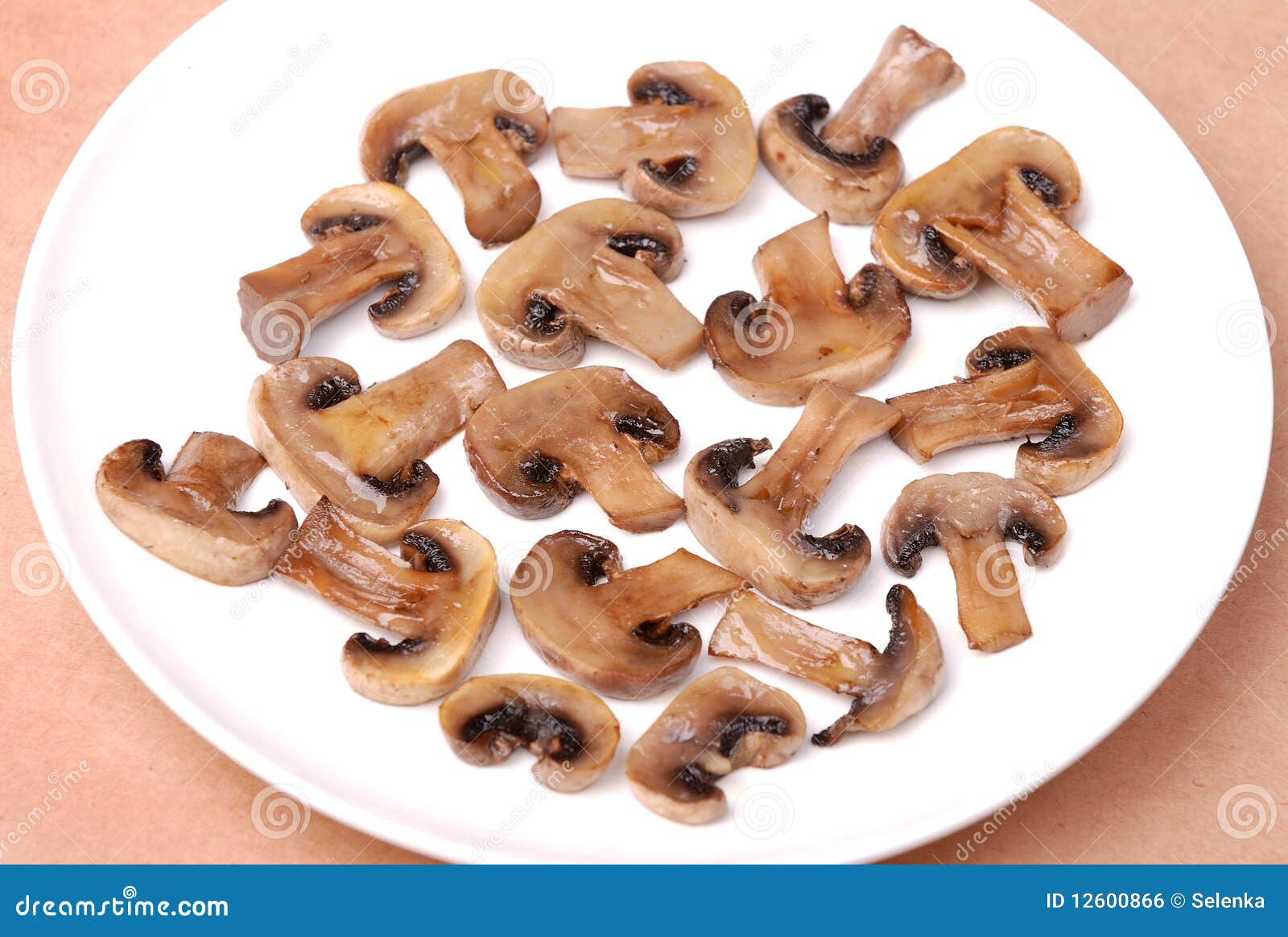 Slices of fried mushrooms stock photo. Image of autumn - 12600866