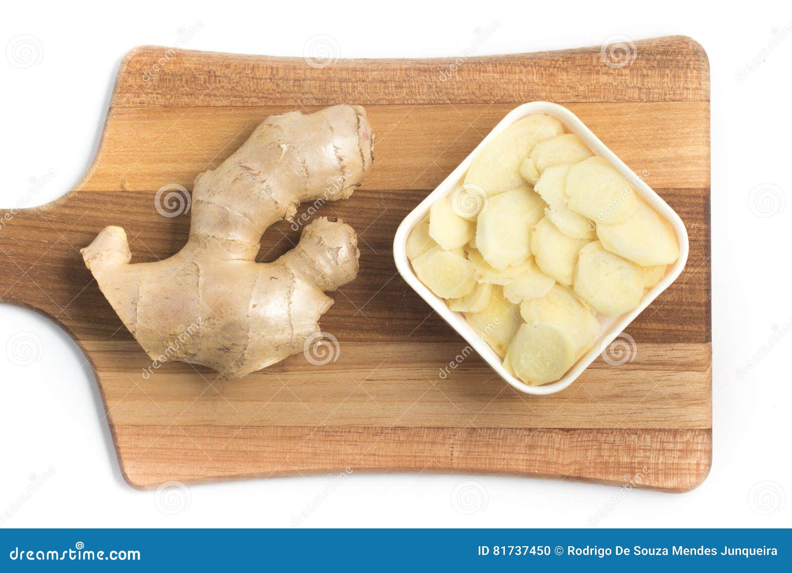 Slices of Ginger stock photo. Image of background, vegetable - 81737450