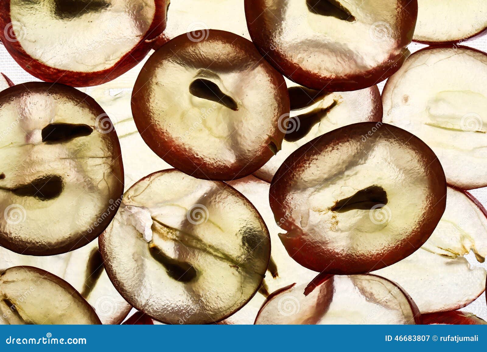 Slices of grapes stock image. Image of sweet, organic - 46683807