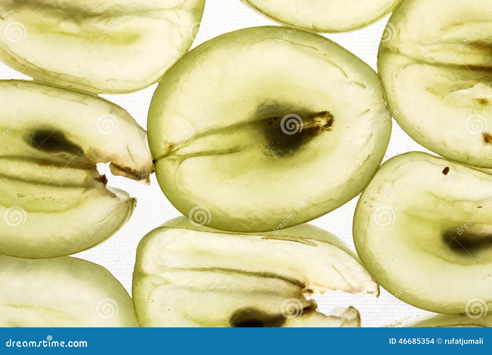 Slices of grapes stock photo. Image of food, fresh, organic - 46685354