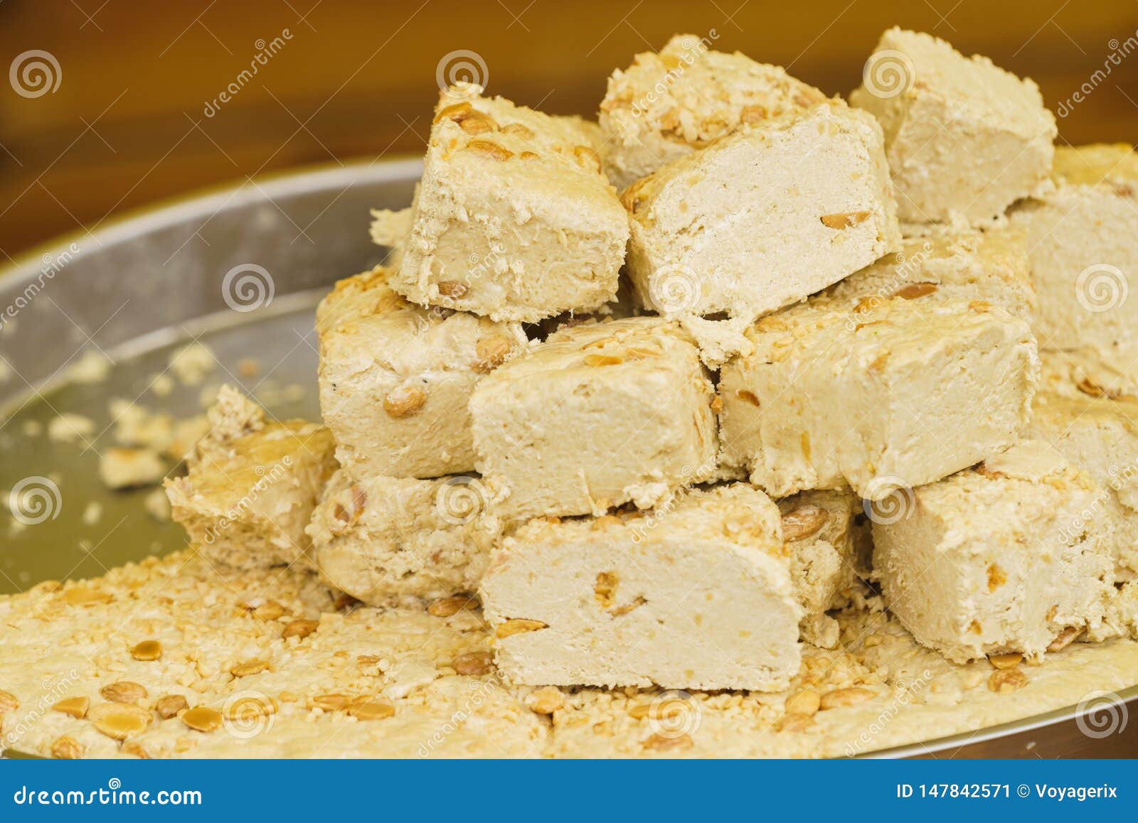 Slices of Halva stock image. Image of halva, halvah - 147842571