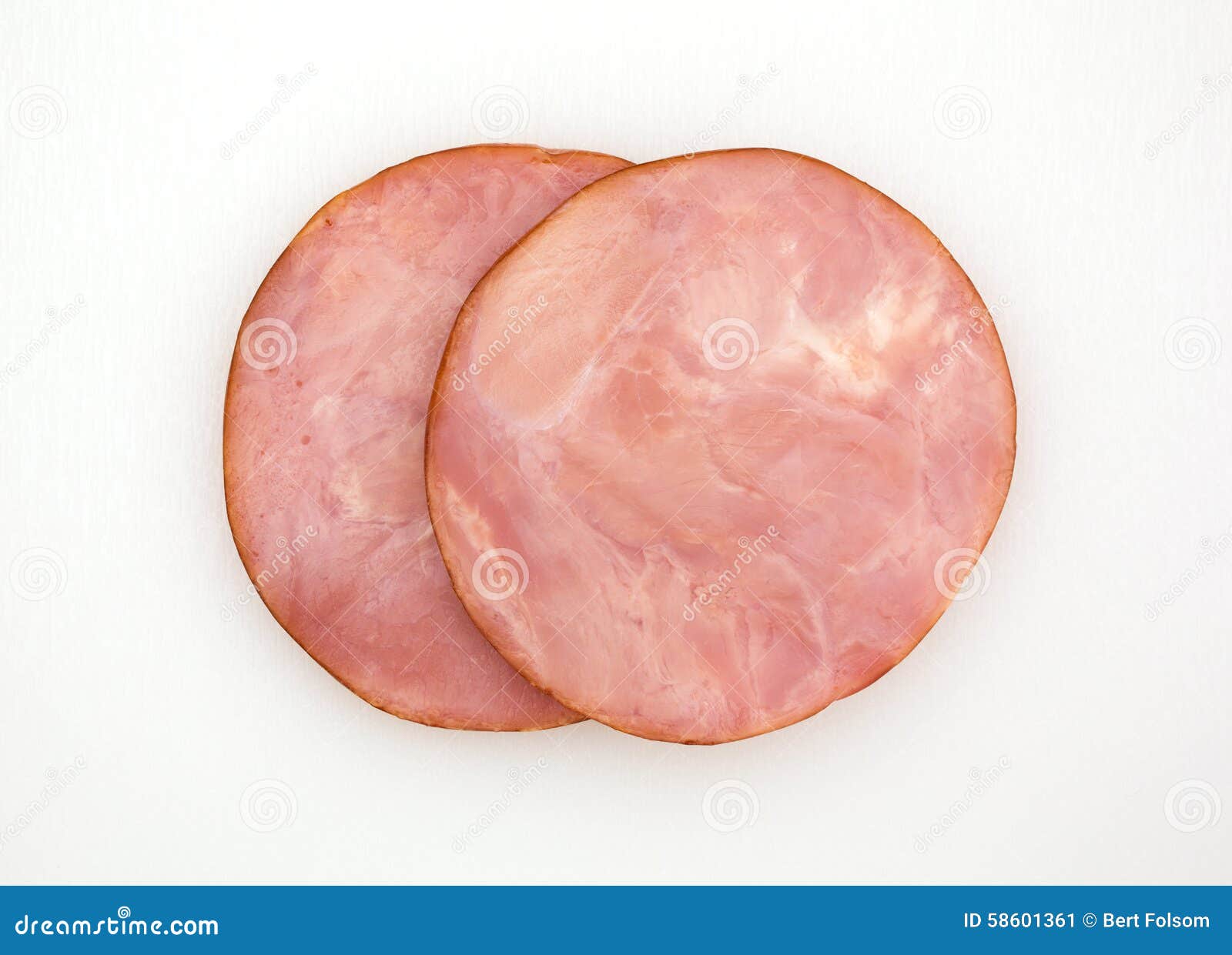 Slices of Ham on a Cutting Board Stock Image - Image of fresh, cutting ...