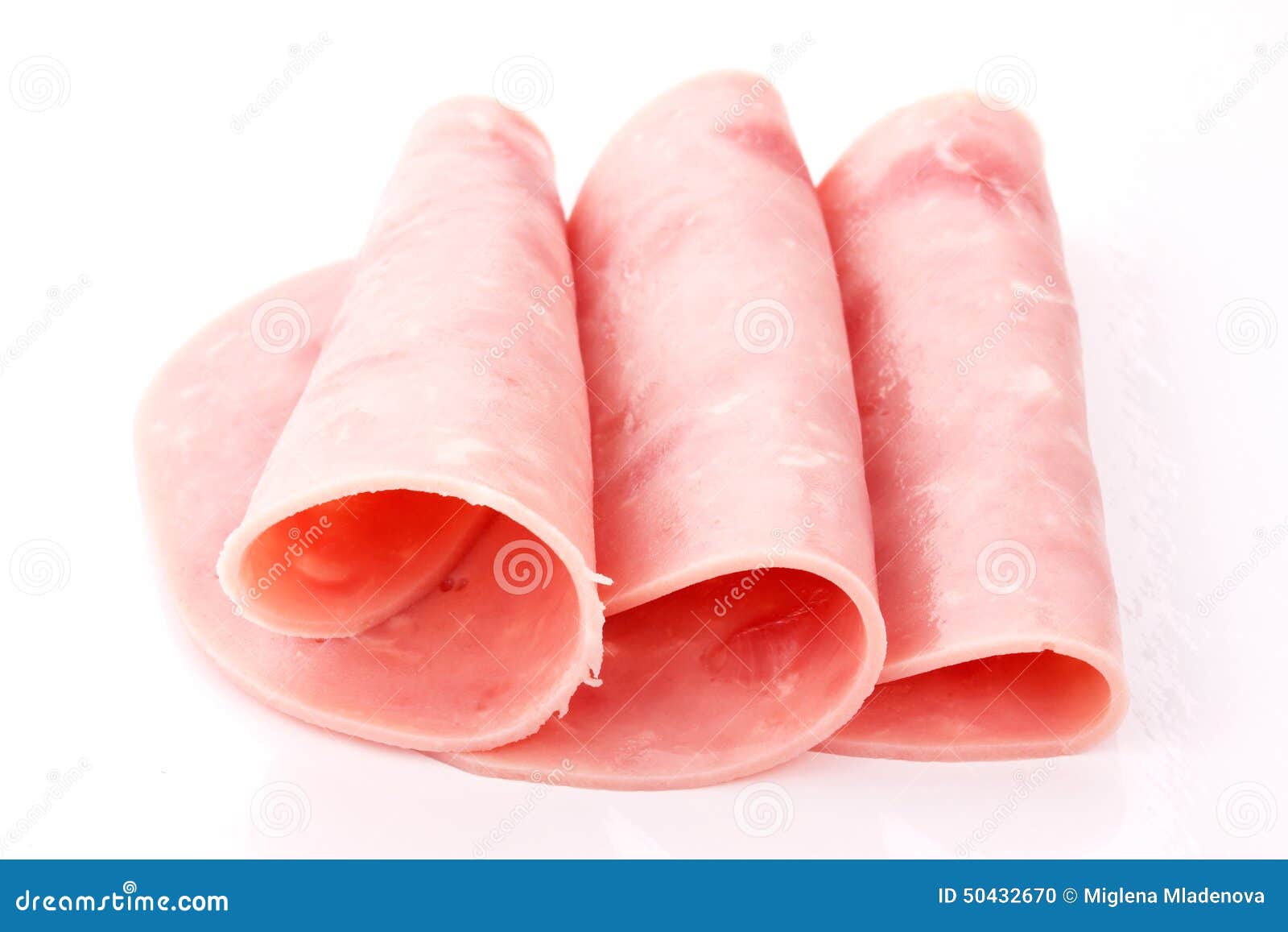 Slices of ham stock photo. Image of gourmet, culture - 50432670
