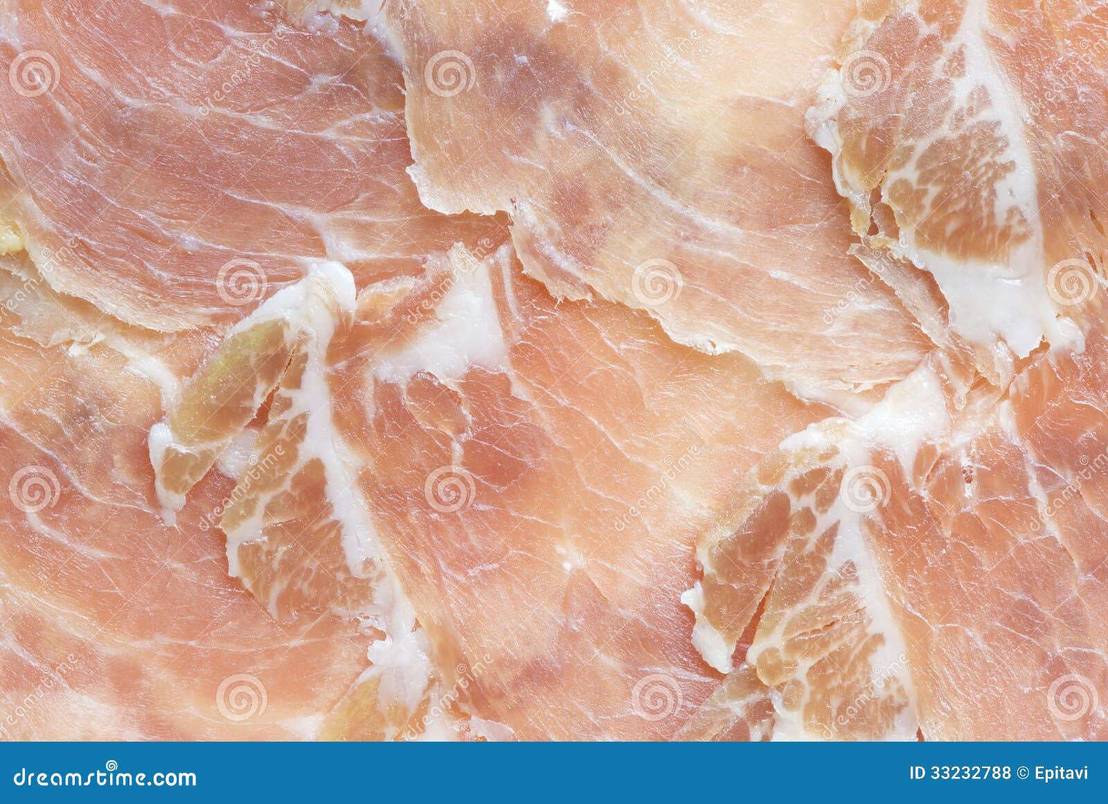 Slices of ham stock photo. Image of delicacy, texture - 33232788