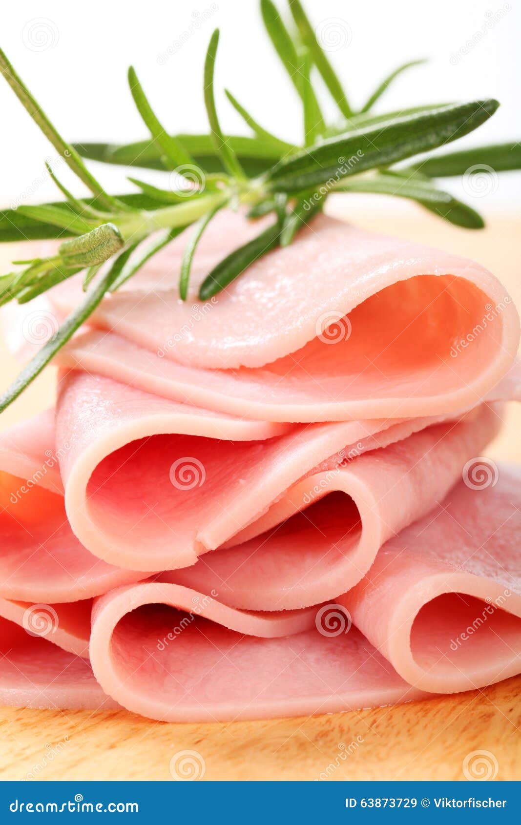 Slices of ham stock image. Image of cuts, gourmet, turkey - 63873729