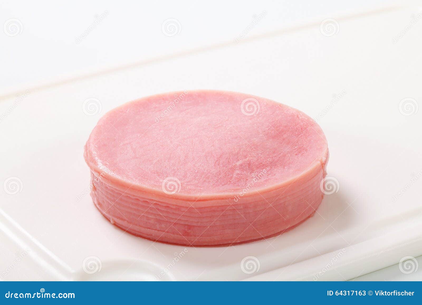 Slices of ham stock image. Image of turkey, food, shot - 64317163