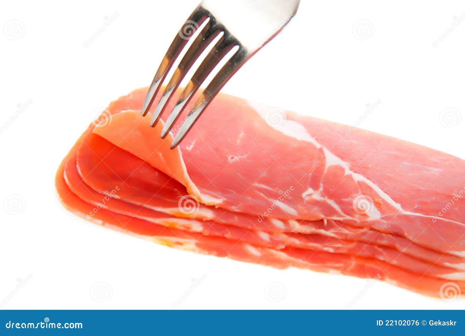 Slices of jamon stock photo. Image of jamon, cooking - 22102076