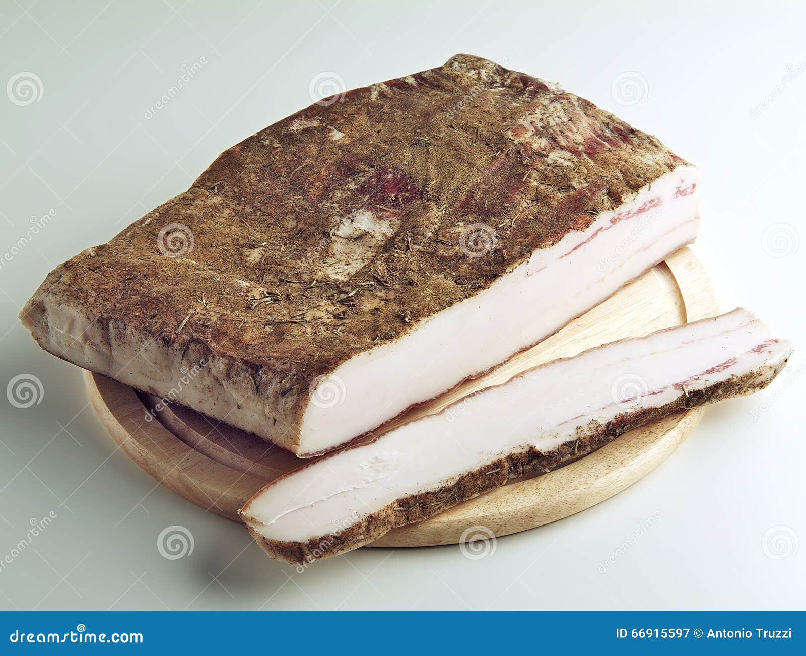 Slices of Lard Bacon Flavored Stock Image - Image of bacon, unhealthy ...