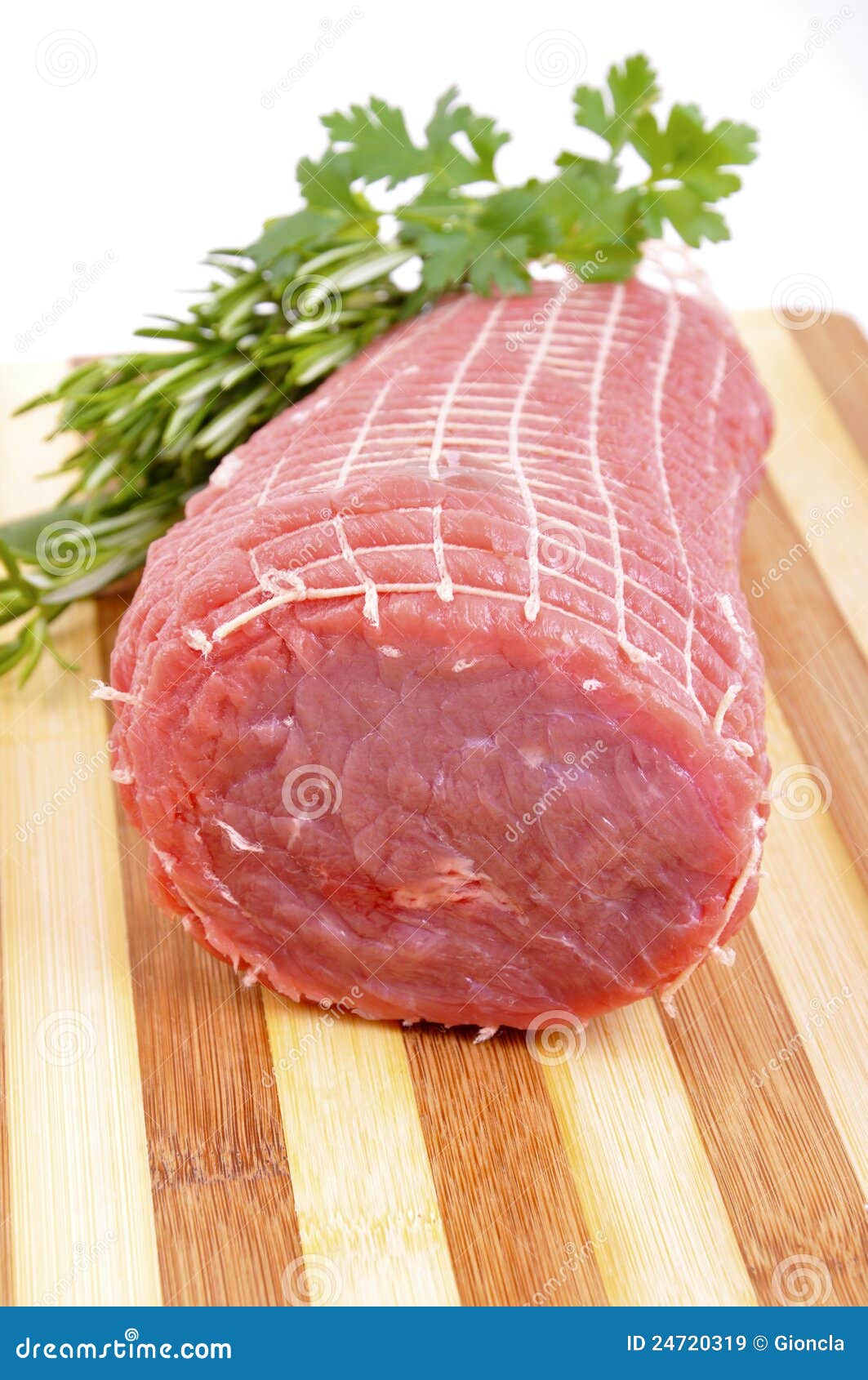 Slices of lean meat stock image. Image of cooked, onion - 24720319