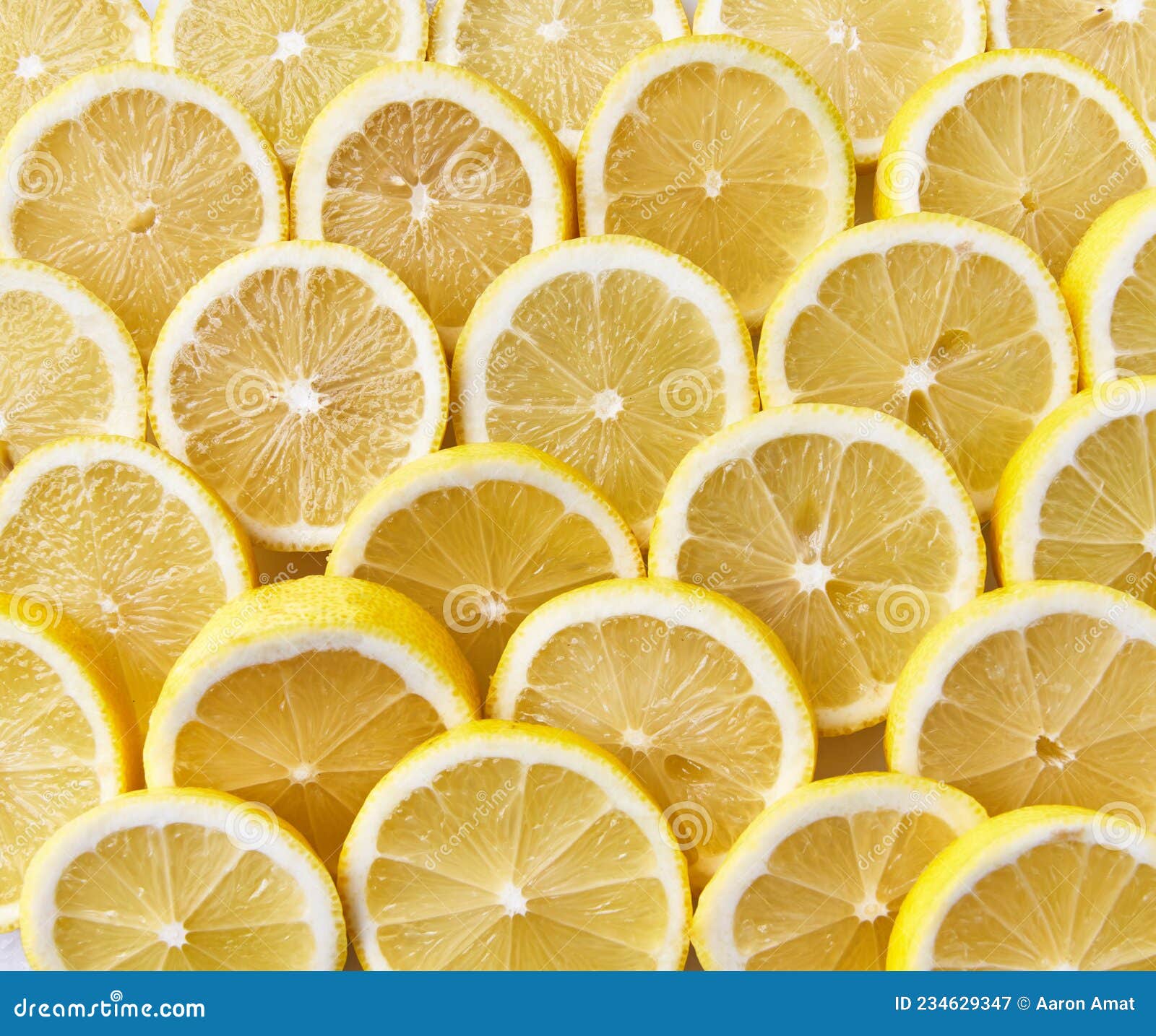 Slices of lemon texture stock image. Image of yellow - 234629347
